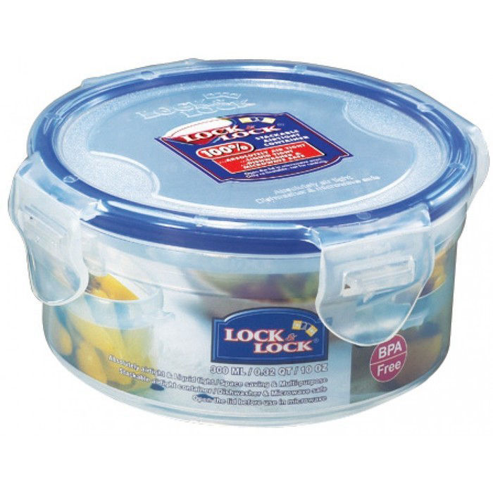 LocknLock Food Container Round 300ML HPL932 Toples Kue Makanan | Lazada ...