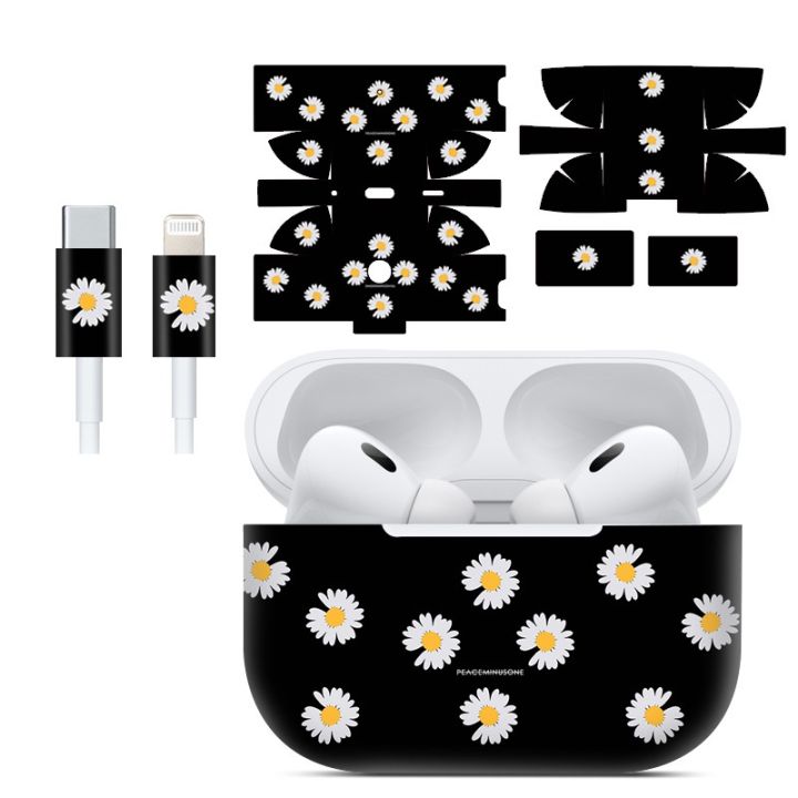 Anti-Scratch 3M Sticker Skin Wraped For AirPods Pro 2 Full Cover ...