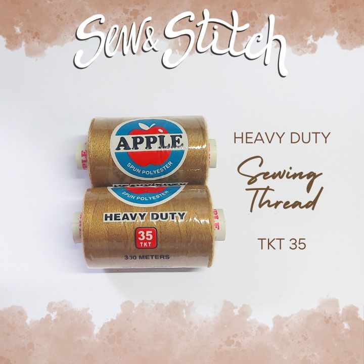 Apple TKT35 Heavy Duty Rugged Thread for Denim/Upholstery 300 Meters ...
