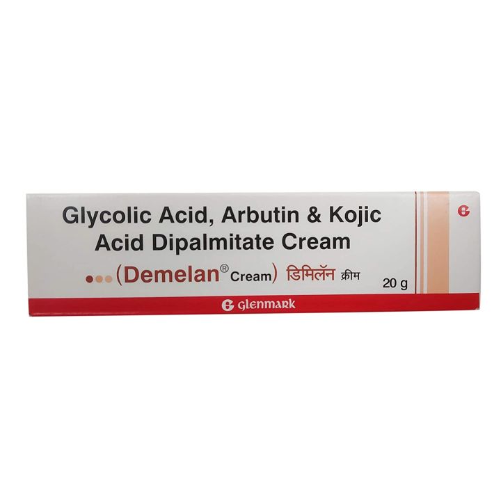 Demelan Cream Glycolic Acid Arbutin,Kojic Acid Hyper Pigmentation Skin ...