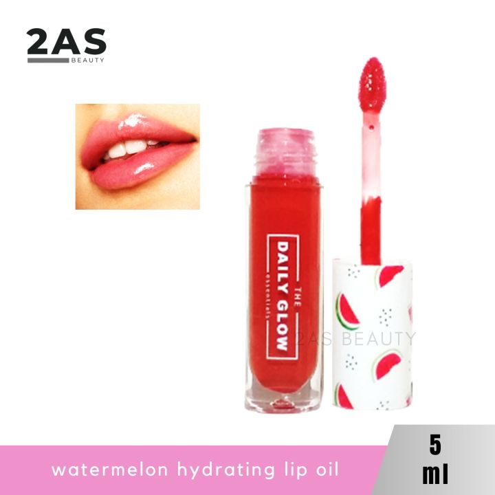 The Daily Glow Watermelon Lip Oil | Dark Lips Lightening Therapy Pink ...