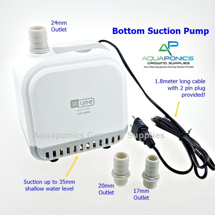Yee YAT-4500 85Watt Multi-Function Submersible Water Pump Bottom ...