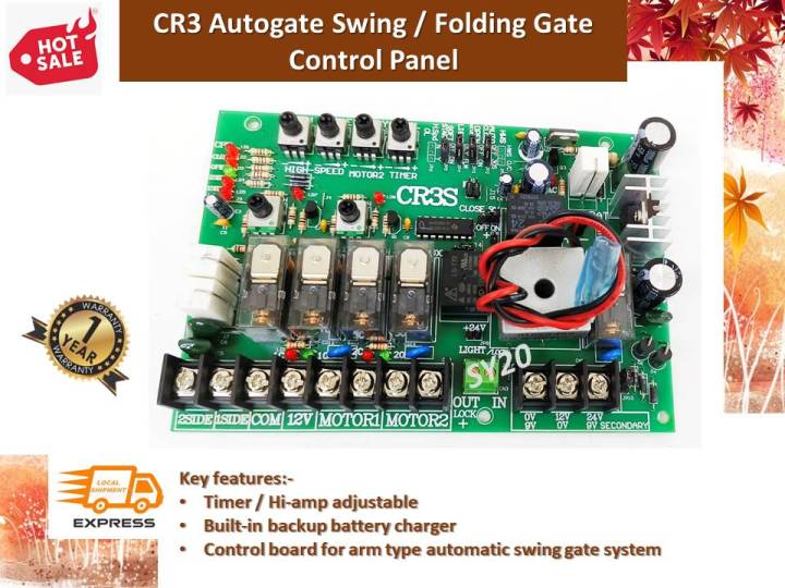CR3 Control Board PCB Panel For Autogate Swing / Folding Gate | Lazada
