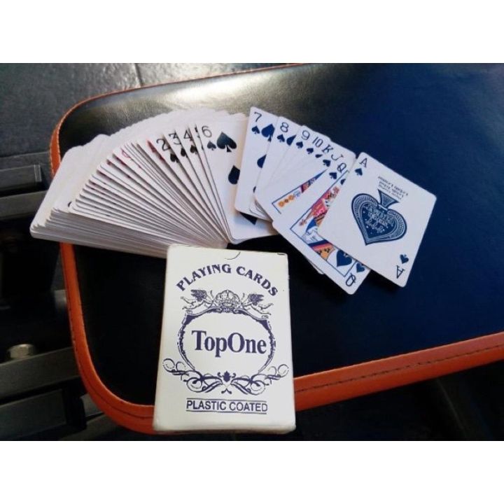 Kartu Remi Top OnePlastic Coated Playing Card / Kartu Permainan Seru ...