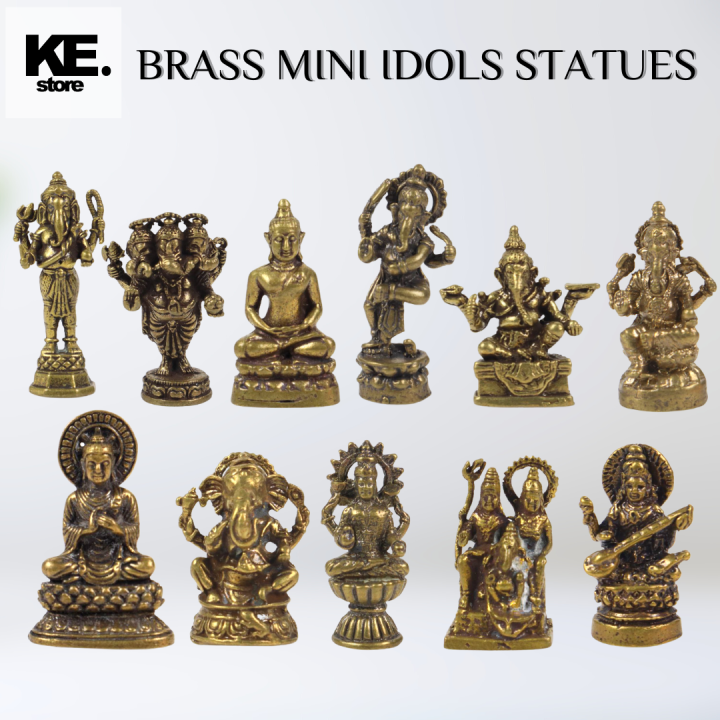 BRASS MINI IDOLS/STATUES/HOME DECORATION/POOJA ROOM/BGP 003 | Lazada