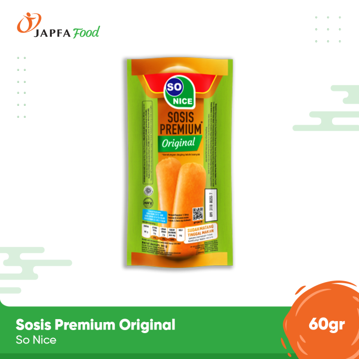 So Nice Sosis Premium Original 60gr | Lazada Indonesia