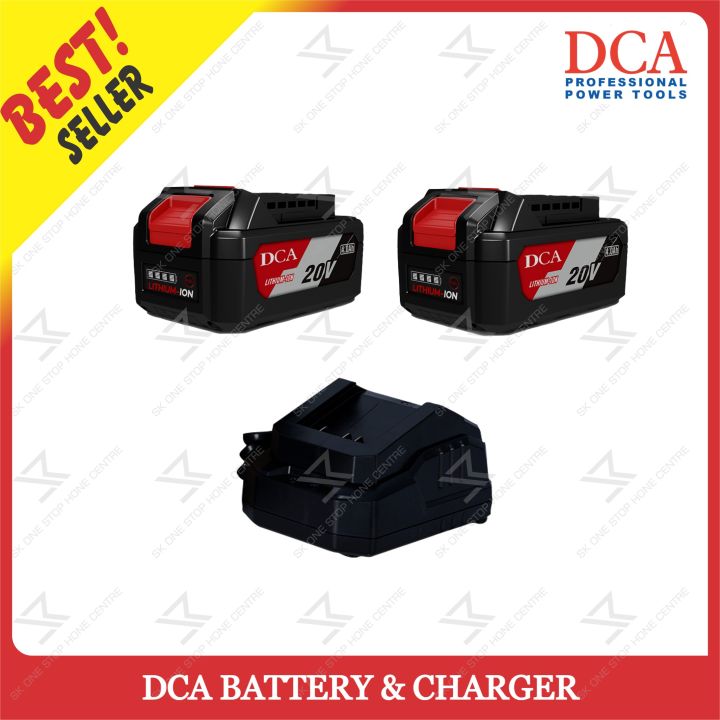 DCA 20V 4.0Ah Li-ON Battery & Charger | Lazada