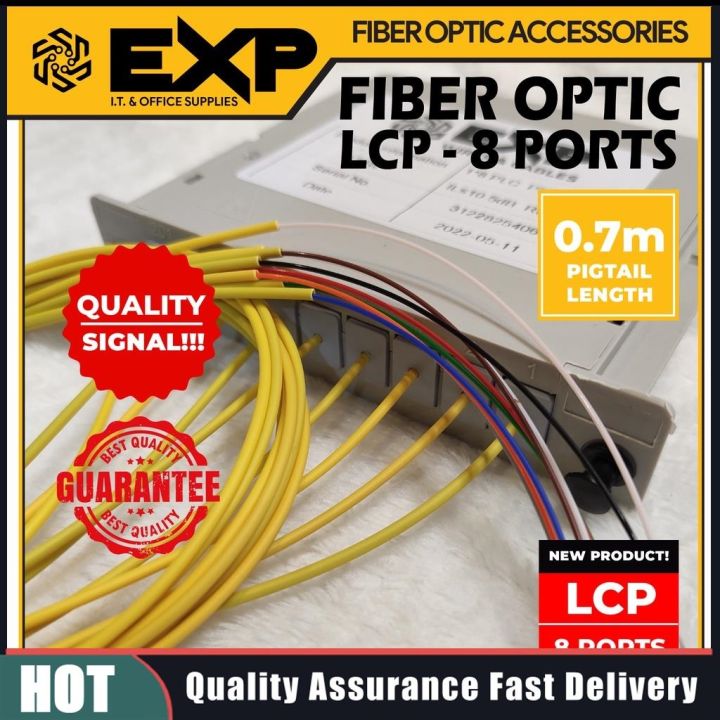 HOT FIBER OPTIC LCP (8 PORTS) CASSETTE TYPE | Lazada PH