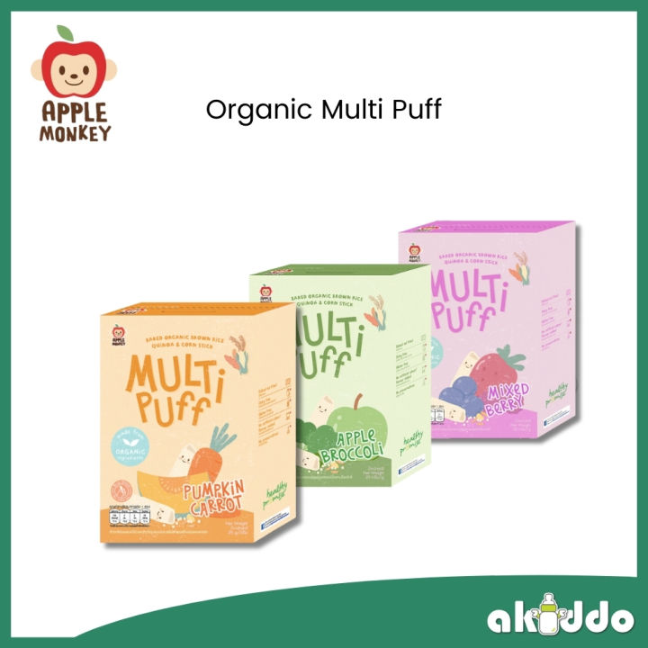 APPLE MONKEY Organic Multi Puff (25g) | Lazada