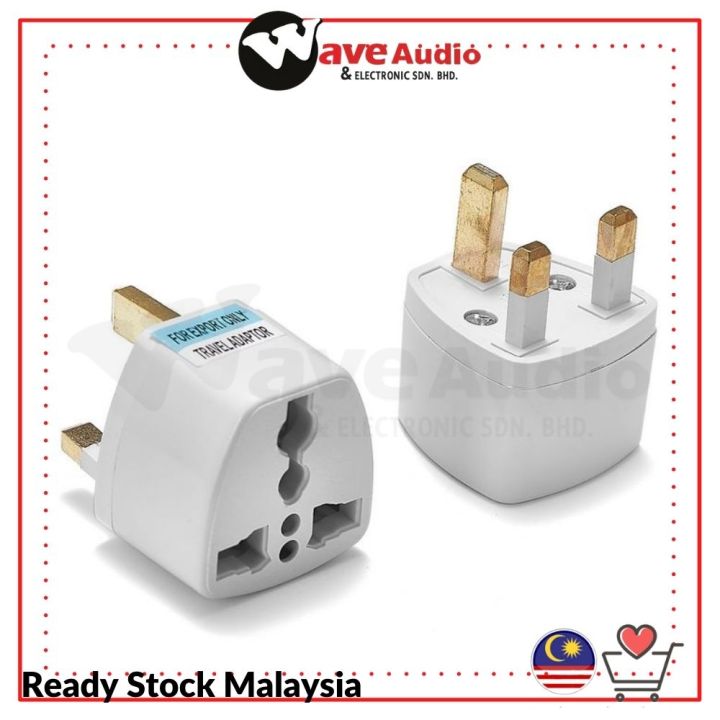 UK 3pin Universal Multi Power Travel Plug Converter Adaptor plug socket ...