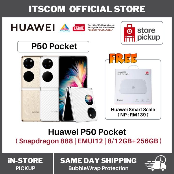 Huawei P50 Pocket Smartphone | 8GB + 256GB/12GB + 512GB ROM ...