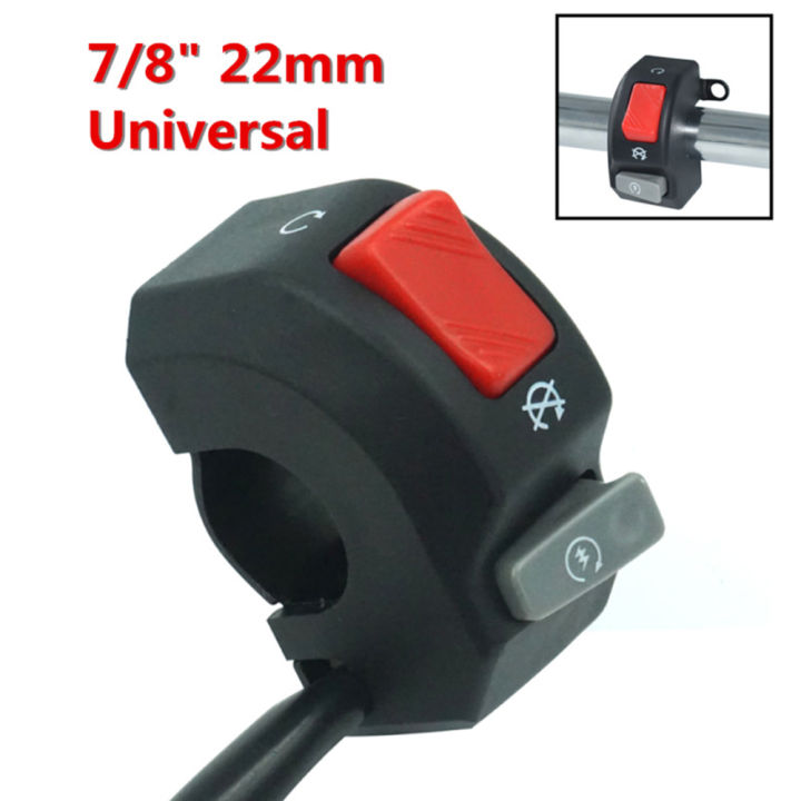 Handlebar Switch Motorbike ON OFF Button Start Kit Handlebar Toggle ...
