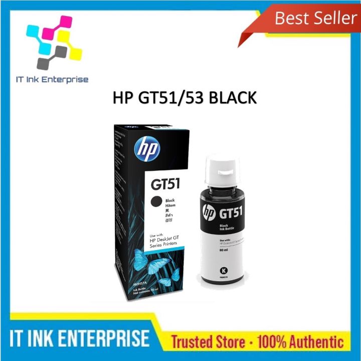 HP GT51/GT53 Black Original Ink Bottle | Lazada PH