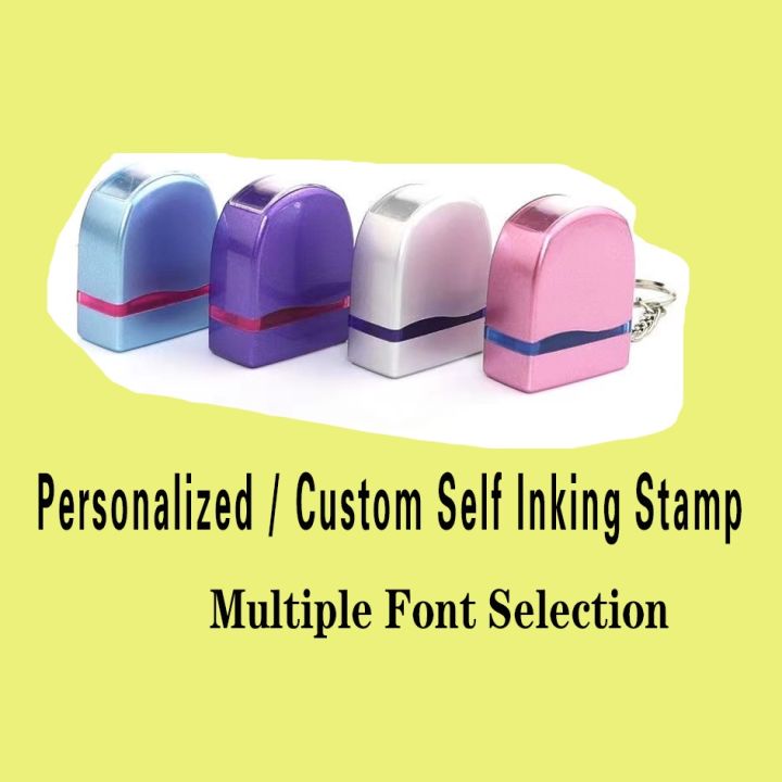 Stamp Personalized Custom Self Inking Stamp【Free ink】name stamp | Lazada PH Stamp Personalized Custom Self Inking Stamp【Free ink】name stamp | Lazada PH