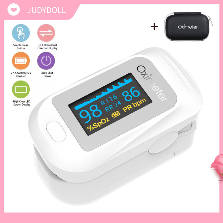 【FDA/CE certification】Finger Pulse Omron Oximeter Finger Clip Oxygen Saturation Monitor PI ...