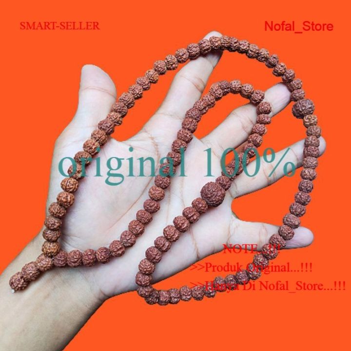 Tasbih Jenitri 99 Rudraksha Genitri Isi 99 Butir Baru | Lazada Indonesia