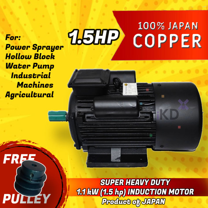 COPPER Japan Induction Motor 100% Heavy DUTY (Meiji/Mindong) Matsumoto ...