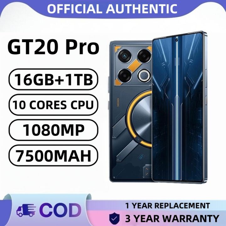 (COD) GT20 Pro 5G, 16GB RAM, 1TB ROM, Brand New Android Smartphone ...