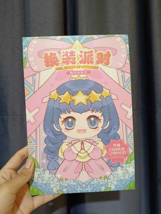 Stiker Momo & Cici Stiker Book DIY DRESS UP Stiker Buku Princess ...