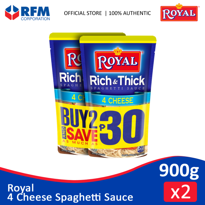Royal 4 Cheese Spaghetti Sauce - Set of 2s | Lazada PH