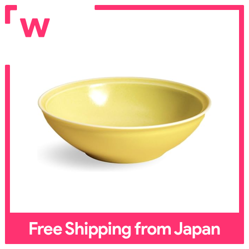 Aito ciel dish, 14 cm (diameter) x 4.2 cm (depth), yellow, Minoyaki ...