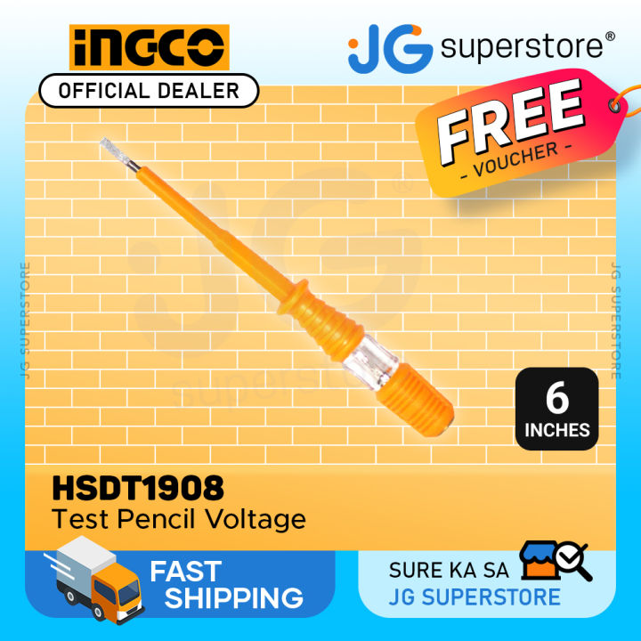 INGCO Test Pencil Voltage AC 100-500V | HSDT1908 | JG Superstore ...