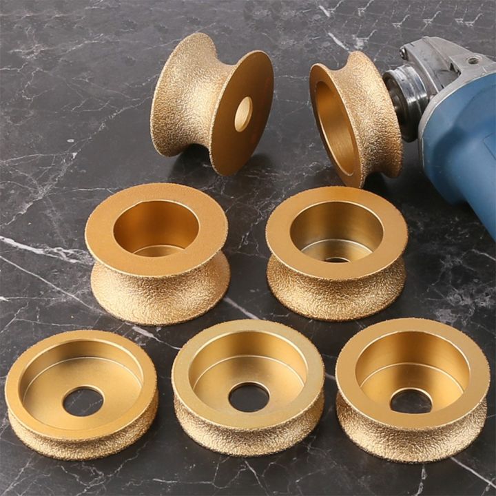 Brazed Grinding Wheel Full Bullnose Edging Disc Round Dry Vacuum ...