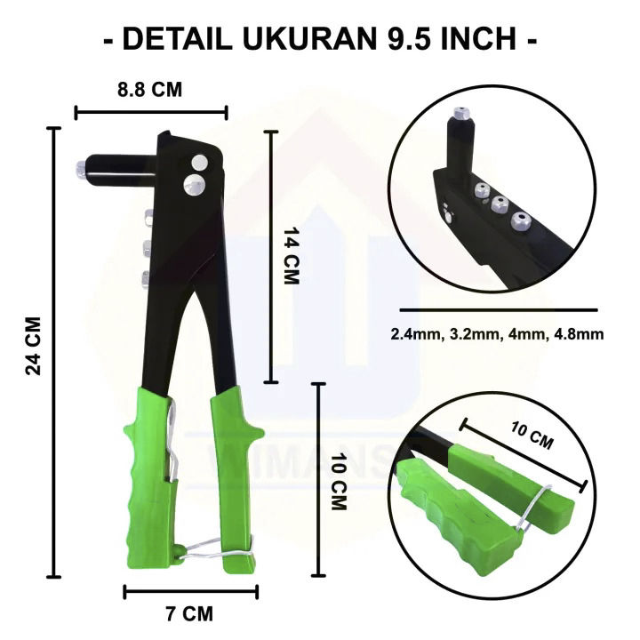 TANG RIVET 9.5 INCH - TEMBAKAN PAKU | Lazada Indonesia