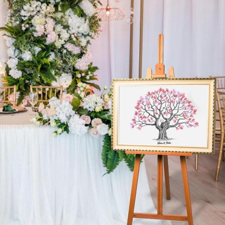 Wedding Guest Book Alternative Tree Alternative Canvas Guest Book ...