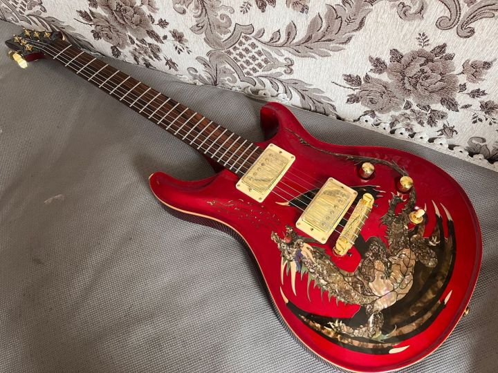 PRS Paul Reed Smith Dragon 2000กีต้าร์ไฟฟ้ากีตาร์มืออาชีพดราก้อนหอย ...