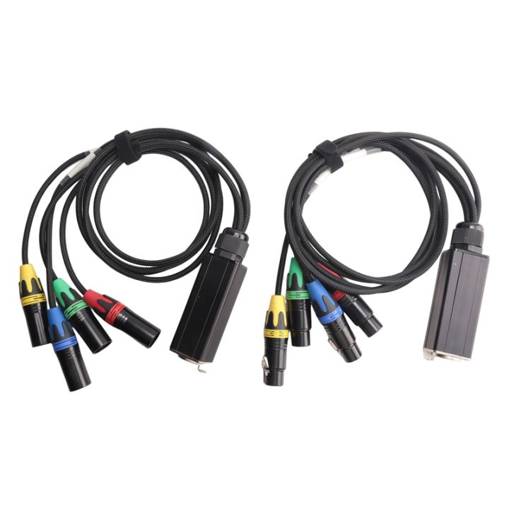 1 Pair XLR to Ethernet Adapter 3-Pin Multi Network Stage, XLR Male and ...