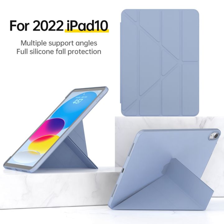 Y Fold Leather Case for IPad Pro 2021 M1 Pro 11 2022 6th iPad 10th 10.9 ...