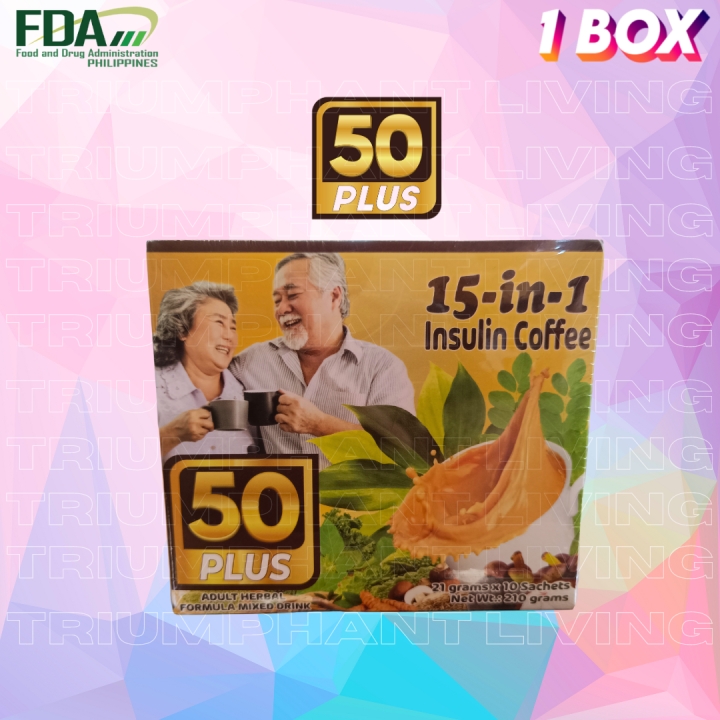 Triumphant Living 1 Box of 50 Plus Insulin Coffee | Lazada PH