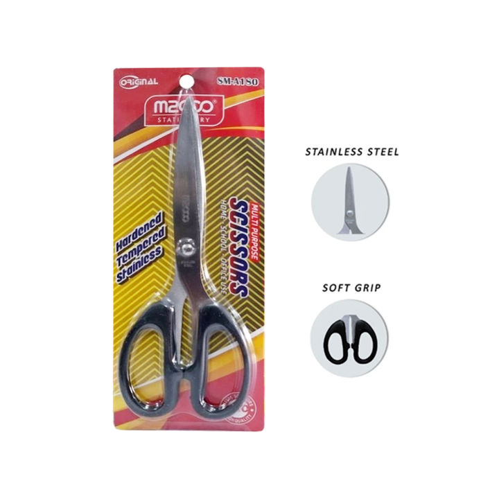GUNTING BESAR M2000 SM-A180 / GUNTING KERTAS STAINLEES STEEL / GUNTING ...