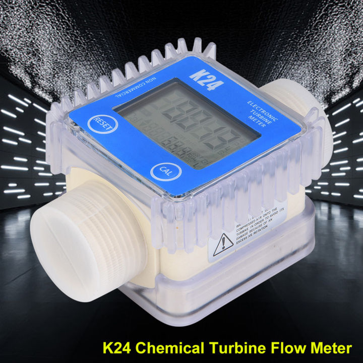 Turbine Meter Turbine Digital Oil Fuel Flow Meter Gauge 1 BSPP For ...
