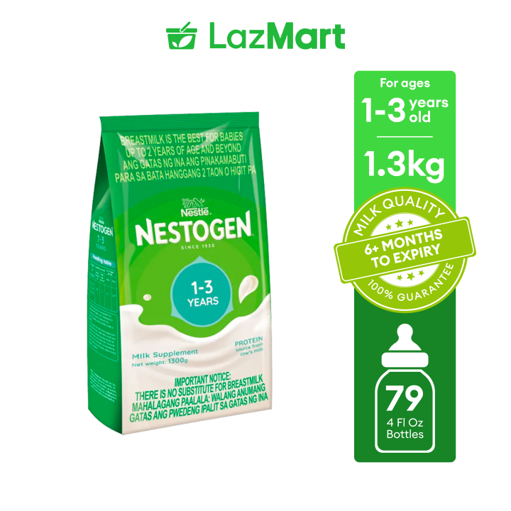 NESTOGEN 3 Milk Supplement For 1-3 Years Old 1.3kg | Lazada PH