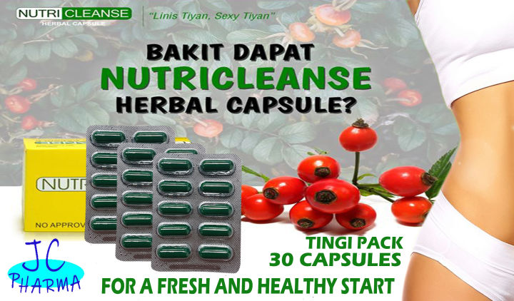Authentic Nutricleanse Herbal Capsule Tingi Pack (30 Capsules) | Lazada PH