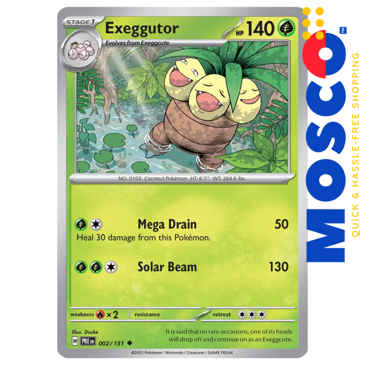 Exeggutor - 002/131 Prismatic Evolutions | Pokemon TCG | Lazada PH