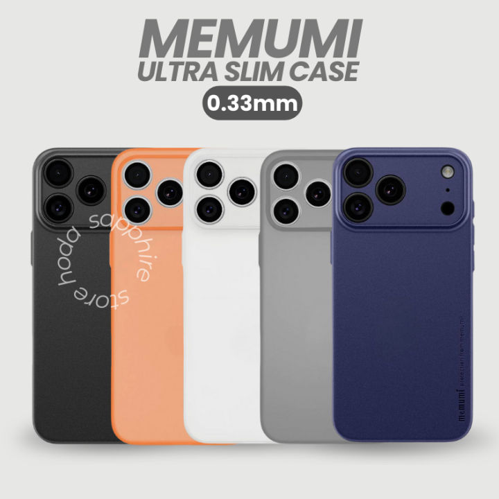 Ốp Lưng Nhám Mờ Memumi Ultra Slim Case 0.33mm Siêu Mỏng Cho Iphone 17 ...