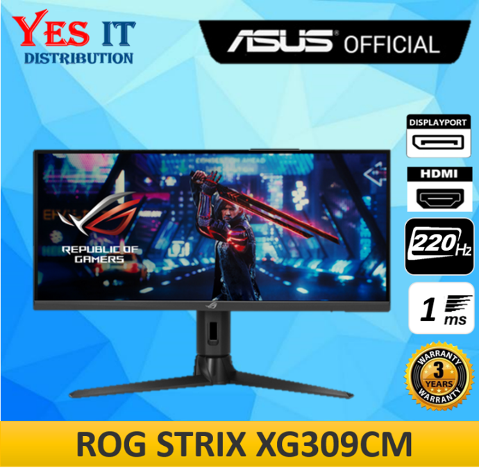 Asus ROG Strix XG309CM 29.5" IPS Gaming Monitor 2560x1080 (HDMI, DP ...