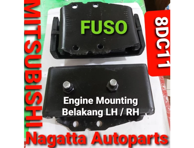 ENGINE Monting Mounting karet dudukan Mesin Belakang MITSUBISHI FUSO ...