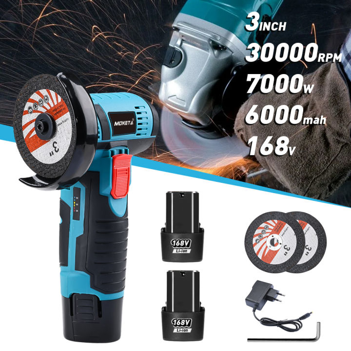 Mesin Gerinda Angle 168V Cordless Mesin Gerinda Tangan Grinder Mesin ...