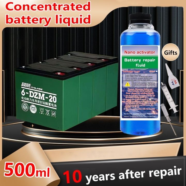 【No need to replace the battery】Battery repair solution 500ml Battery ...