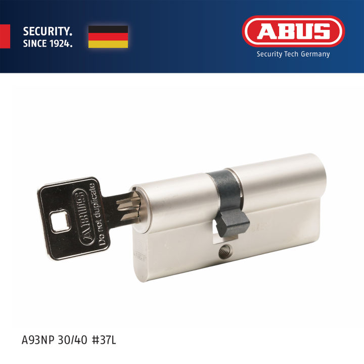 Abus A93NP #37L Euro Profile Cylinder with 3 Keys. Variants: Type of ...