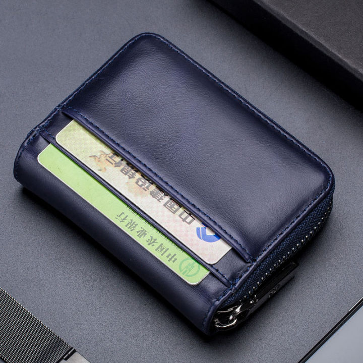 NEW Luxury Genuine Leather Business Credit Cards Holder Men and Women ...