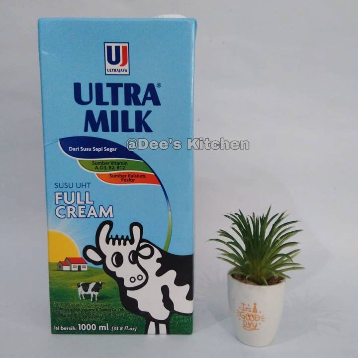 Susu UHT Ultramilk full Cream 1L | Lazada Indonesia