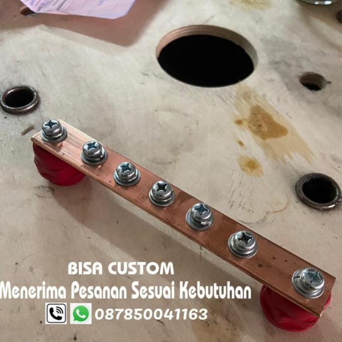busbar tembaga 4mm x 20mm x 150mm komplit sesuai gambar - busbar ...