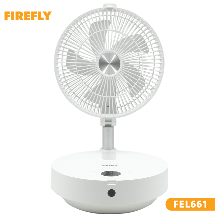 Rechargeable Foldable Telescopic Stand Fan With Night Lamp FIREFLY ...