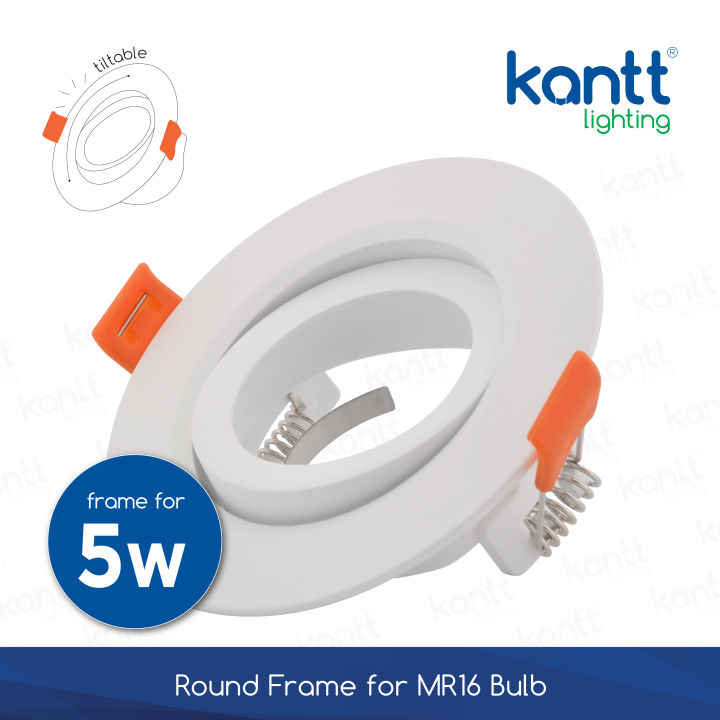 Kantt Lighting Round Frame & Connector for MR16 5W | Lazada PH