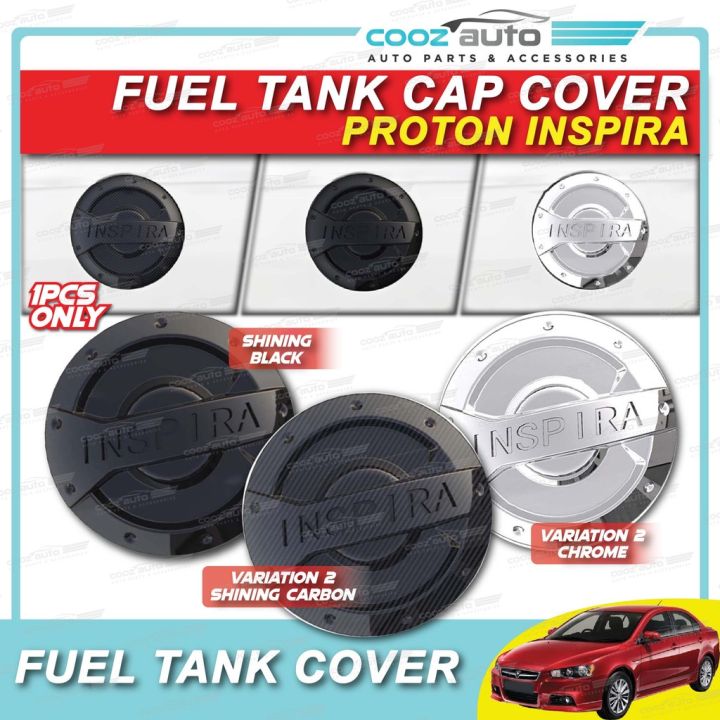 Proton Inspira Fuel Tank Cover Fuel Cap Chrome Forged Carbon Shining ...